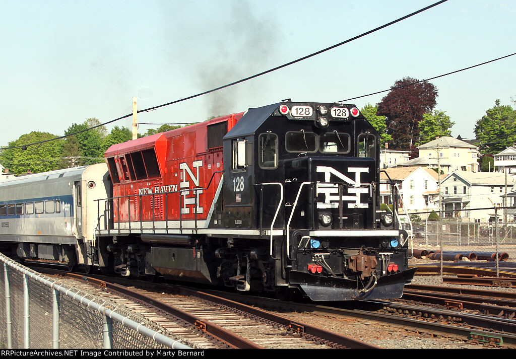 CDOT 128 With Departing Train #1881